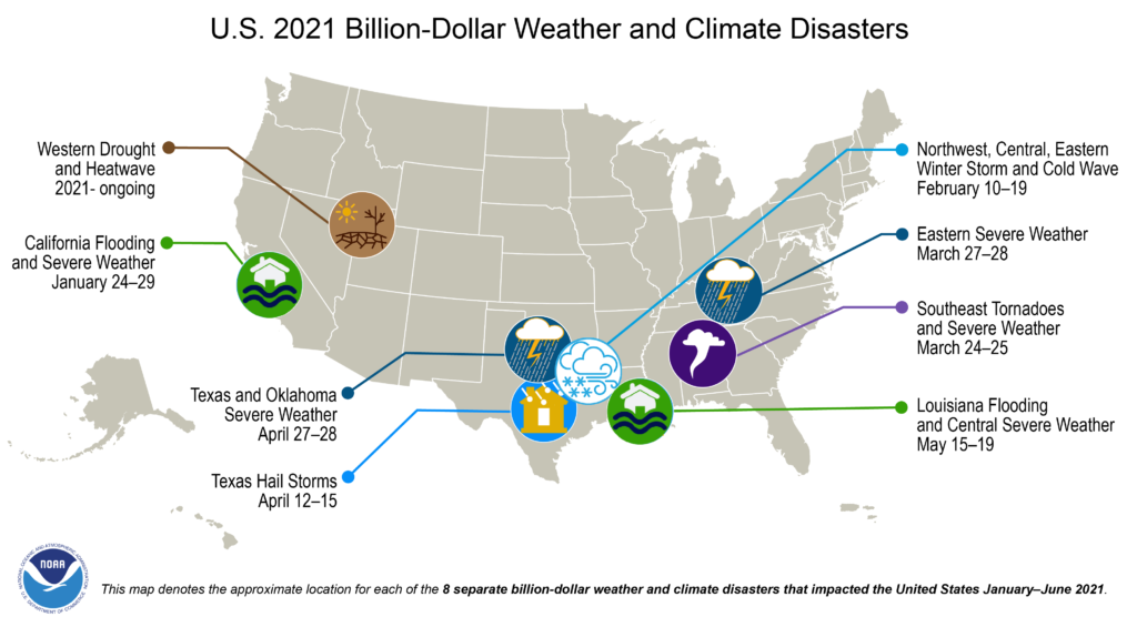 2021-billion-dollar-disaster-map - NJDOT Technology Transfer
