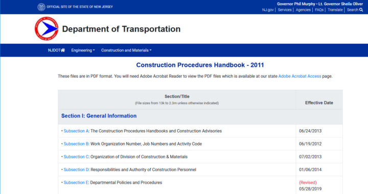 construction handbook - NJDOT Technology Transfer