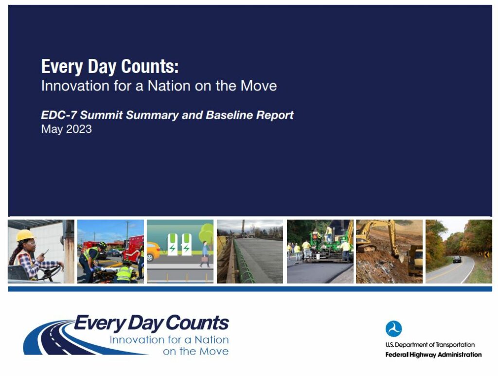 FHWA Issued its EDC-7 Summit Summary and Baseline Report - NJDOT ...